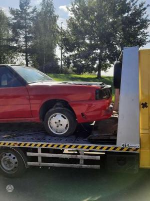 Red Audi 80 1984 in Vilnius, with an engine capacity of 2.14 L and mileage of 225 thousand km for 5200 €, photo 2 on AUTOMOTO.COM.LV
