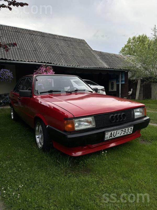 Sarkans Audi 80 1985 Bauska, ar dzinēja tilpumu 1.30 L un nobraukumu 387 tūkst. km par 2880 €, foto 2 vietnē AUTOMOTO.COM.LV