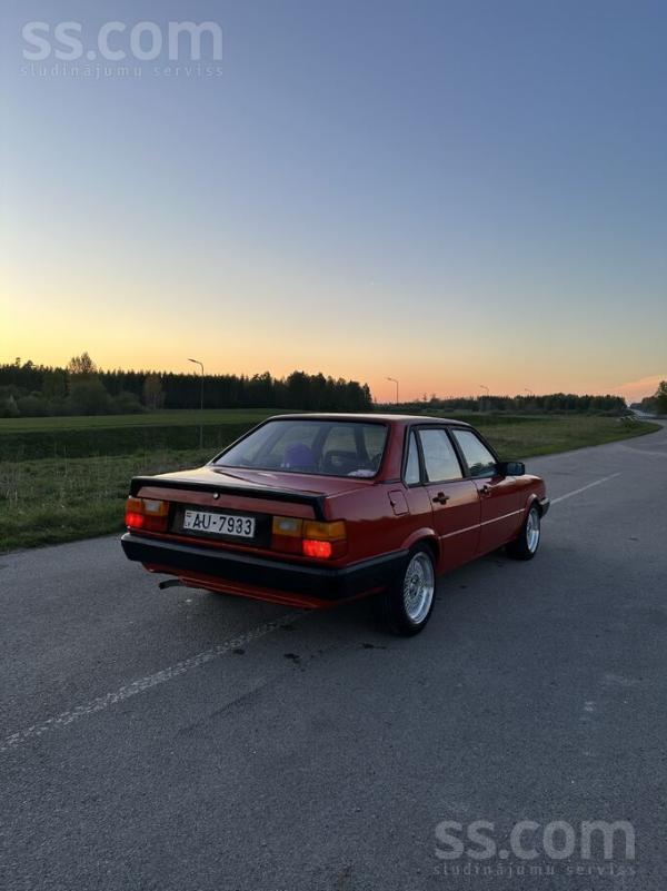Sarkans Audi 80 1985 Bauska, ar dzinēja tilpumu 1.30 L un nobraukumu 387 tūkst. km par 2880 €, foto 6 vietnē AUTOMOTO.COM.LV