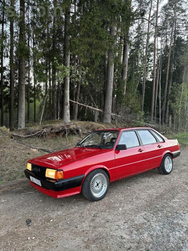 Sarkans Audi 80 1985 Bauska, ar dzinēja tilpumu 1.30 L un nobraukumu 387 tūkst. km par 2880 €, foto 4 vietnē AUTOMOTO.COM.LV