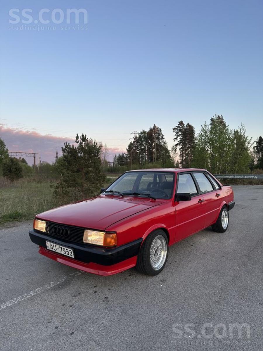 Sarkans Audi 80 1985 Bauska, ar dzinēja tilpumu 1.30 L un nobraukumu 387 tūkst. km par 2880 €, foto 10 vietnē AUTOMOTO.COM.LV