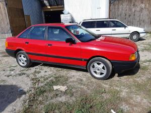 Sarkans Audi 80 1988 Klaipėda, ar dzinēja tilpumu 1.78 L un nobraukumu 200 tūkst. km par 3500 €, foto 6 vietnē AUTOMOTO.COM.LV