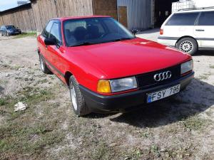 Sarkans Audi 80 1988 Klaipėda, ar dzinēja tilpumu 1.78 L un nobraukumu 200 tūkst. km par 3500 €, foto 9 vietnē AUTOMOTO.COM.LV