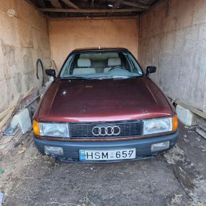 Red Audi 80 1988 in Kelme, with an engine capacity of 1.76 L and mileage of 2 thousand km for 800 €, photo  on AUTOMOTO.COM.LV
