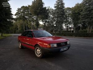Sarkans Audi 80 1988 Viļņa, ar dzinēja tilpumu 1.80 L un nobraukumu 399 tūkst. km par 1300 €, foto 3 vietnē AUTOMOTO.COM.LV