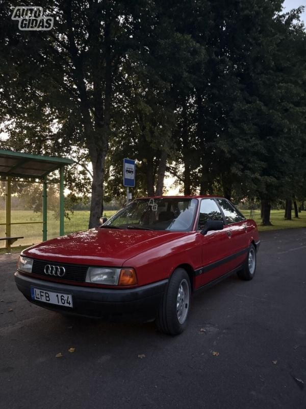 Красный Ауди 80 1988 в Вильнюс, объемом двигателя 1.80 л и пробегом 399 тыс. км за 1300 €, фото 5 на AUTOMOTO.COM.LV