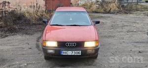 Sarkans Audi 80 1990 Jēkabpils, ar dzinēja tilpumu 1.60 L un nobraukumu 415 tūkst. km par 650 €, foto 2 vietnē AUTOMOTO.COM.LV