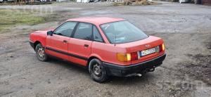 Sarkans Audi 80 1990 Jēkabpils, ar dzinēja tilpumu 1.60 L un nobraukumu 415 tūkst. km par 650 €, foto 3 vietnē AUTOMOTO.COM.LV