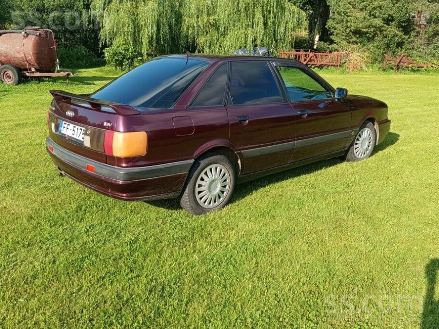 Красный Ауди 80 1990 в Мадона, объемом двигателя 2.00 л и пробегом 260 тыс. км за 900 €, фото 3 на AUTOMOTO.COM.LV