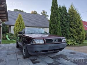 Красный Ауди 80 1990 в Лимбажи, объемом двигателя 1.80 л и пробегом 156 тыс. км за 550 €, фото  на AUTOMOTO.COM.LV