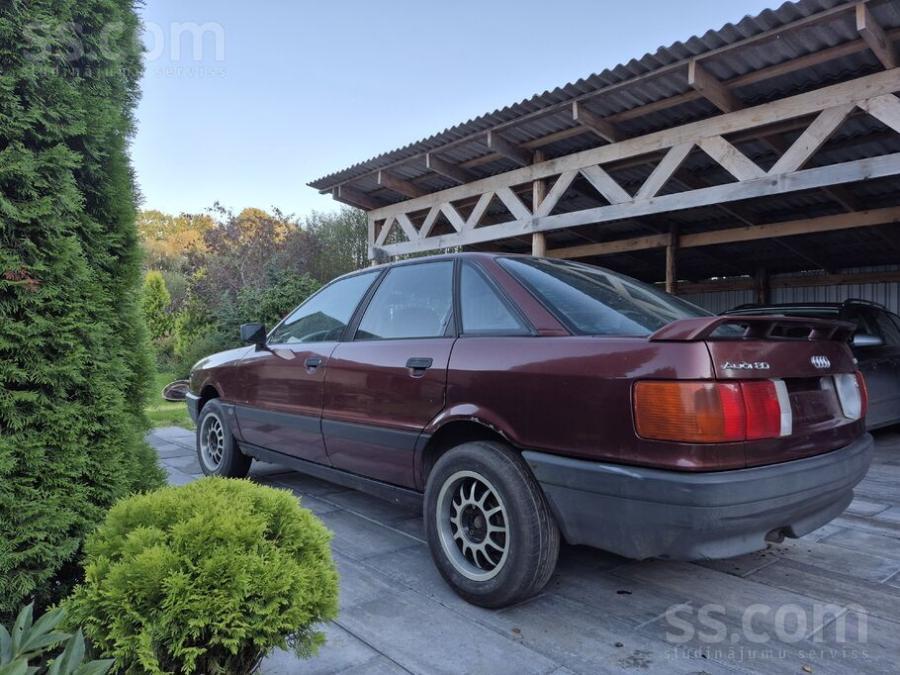 Красный Ауди 80 1990 в Лимбажи, объемом двигателя 1.80 л и пробегом 156 тыс. км за 550 €, фото 4 на AUTOMOTO.COM.LV