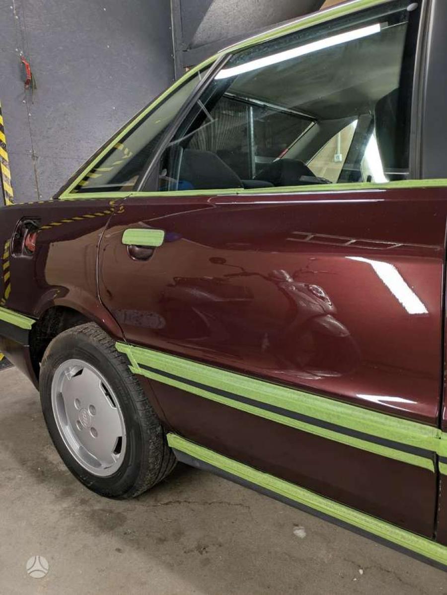 Sarkans Audi 80 1991 Pasvalys, ar dzinēja tilpumu 1.78 L un nobraukumu 186 tūkst. km par 1700 €, foto 2 vietnē AUTOMOTO.COM.LV
