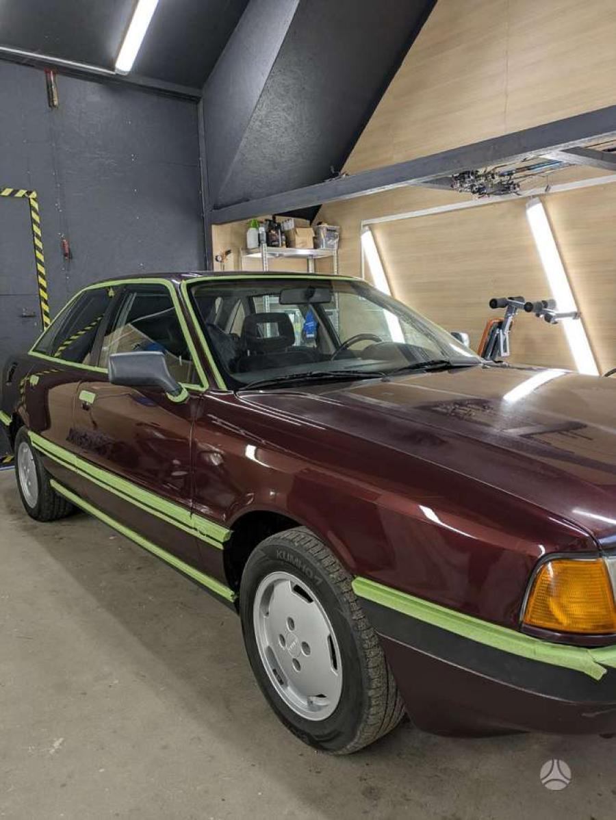 Sarkans Audi 80 1991 Pasvalys, ar dzinēja tilpumu 1.78 L un nobraukumu 186 tūkst. km par 1700 €, foto 5 vietnē AUTOMOTO.COM.LV