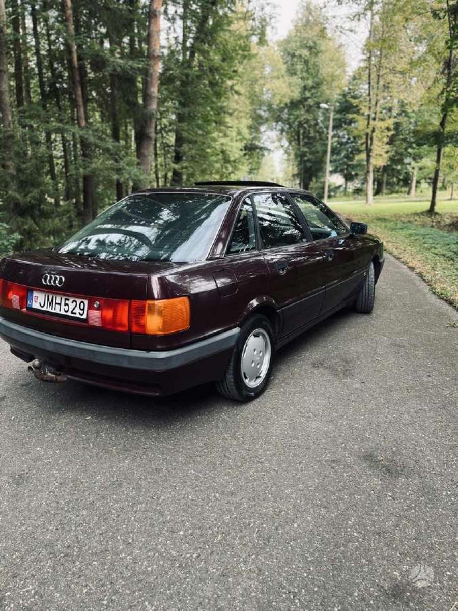 Sarkans Audi 80 1991 Pasvalys, ar dzinēja tilpumu 1.78 L un nobraukumu 186 tūkst. km par 1700 €, foto 10 vietnē AUTOMOTO.COM.LV