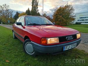 Sarkans Audi 80 1991 Rīga, ar dzinēja tilpumu 1.80 L un nobraukumu 227 tūkst. km par 2000 €, foto 3 vietnē AUTOMOTO.COM.LV