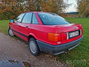 Sarkans Audi 80 1991 Rīga, ar dzinēja tilpumu 1.80 L un nobraukumu 227 tūkst. km par 2000 €, foto 5 vietnē AUTOMOTO.COM.LV