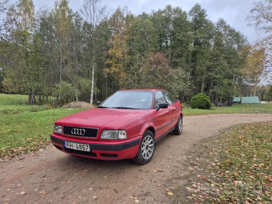 Sarkans Audi 80 1991 Balvi, ar dzinēja tilpumu 2.00 L un nobraukumu 282 tūkst. km par 650 €, foto 1 vietnē AUTOMOTO.COM.LV