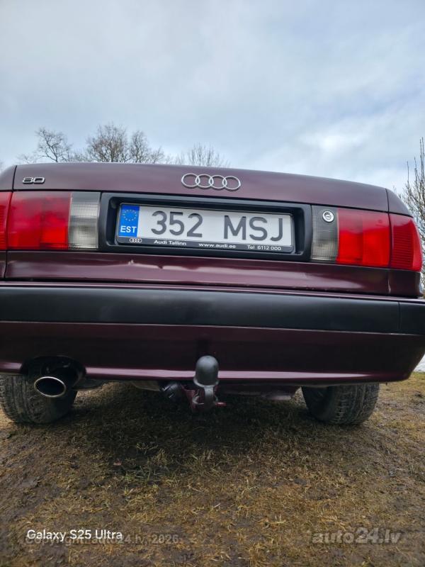 Sarkans Audi 80 1992 Elva, ar dzinēja tilpumu 2.00 L un nobraukumu 244 tūkst. km par 800 €, foto 6 vietnē AUTOMOTO.COM.LV