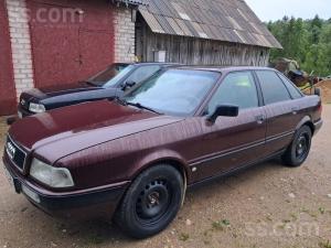 Красный Ауди 80 1992 в Салдус, объемом двигателя 2.00 л и пробегом 315 тыс. км за 1200 €, фото  на AUTOMOTO.COM.LV