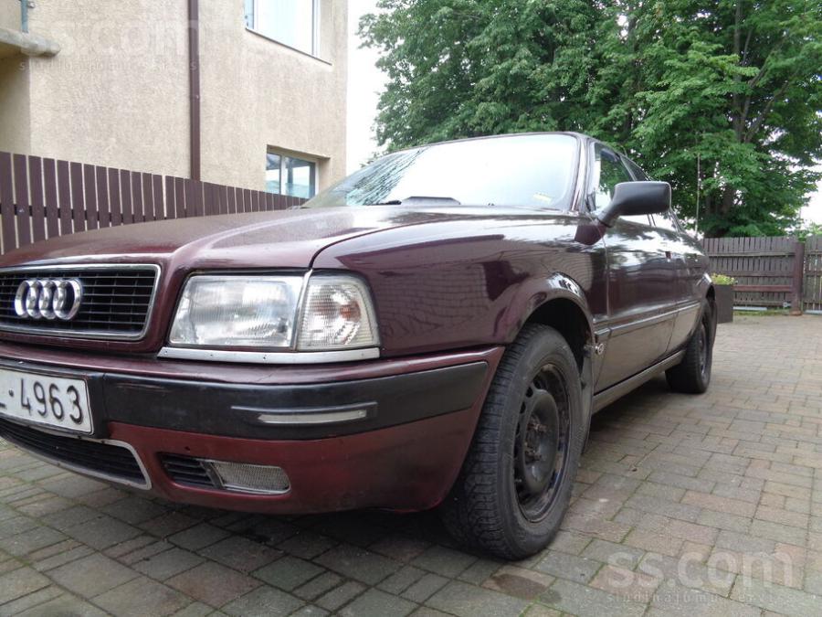 Sarkans Audi 80 1992 Ventspils, ar dzinēja tilpumu 1.90 L un nobraukumu 396 tūkst. km par 544 €, foto 3 vietnē AUTOMOTO.COM.LV