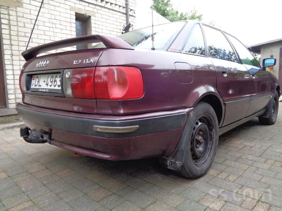 Sarkans Audi 80 1992 Ventspils, ar dzinēja tilpumu 1.90 L un nobraukumu 396 tūkst. km par 544 €, foto 6 vietnē AUTOMOTO.COM.LV
