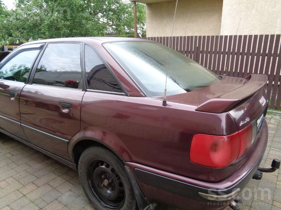 Sarkans Audi 80 1992 Ventspils, ar dzinēja tilpumu 1.90 L un nobraukumu 396 tūkst. km par 544 €, foto 8 vietnē AUTOMOTO.COM.LV