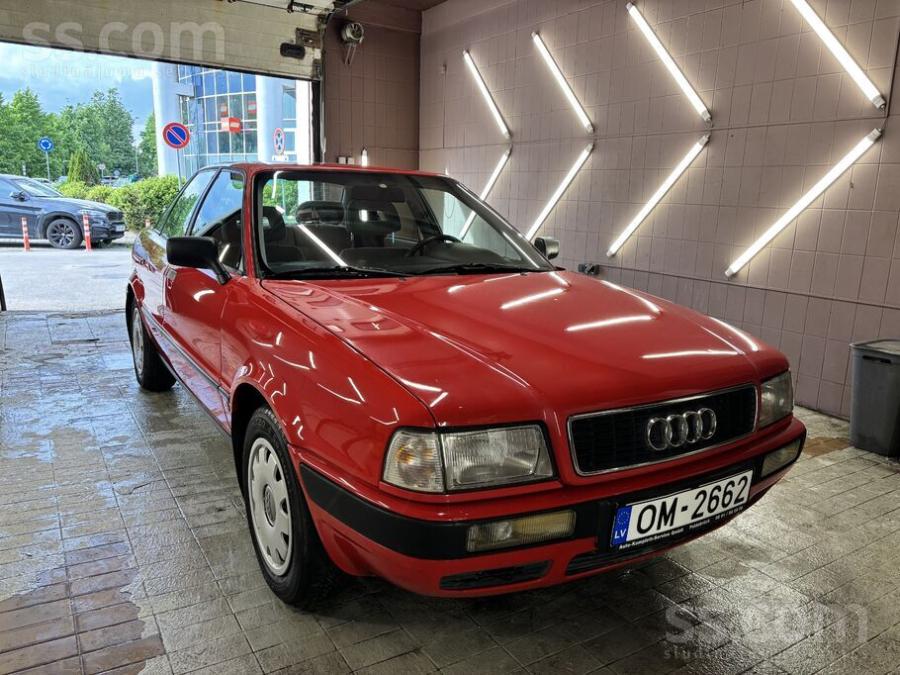 Red Audi 80 1992 in Riga, with an engine capacity of 2.00 L and mileage of 29 thousand km for 10000 €, photo 3 on AUTOMOTO.COM.LV