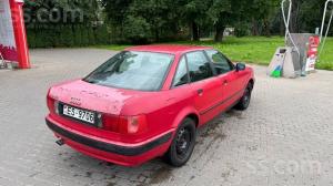Красный Ауди 80 1992 в Рига, объемом двигателя 1.80 л и пробегом 249 тыс. км за 1100 €, фото 6 на AUTOMOTO.COM.LV
