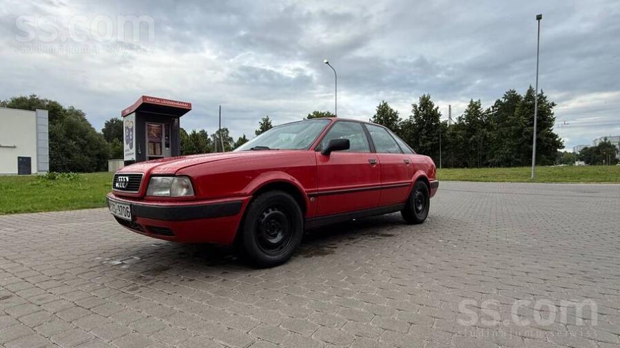 Красный Ауди 80 1992 в Рига, объемом двигателя 1.80 л и пробегом 249 тыс. км за 1100 €, фото 8 на AUTOMOTO.COM.LV