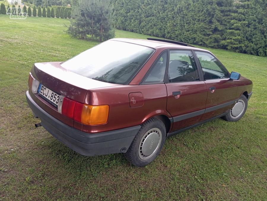Красный Ауди 80 1993 в Молетай, объемом двигателя 1.80 л и пробегом 133 тыс. км за 450 €, фото 5 на AUTOMOTO.COM.LV