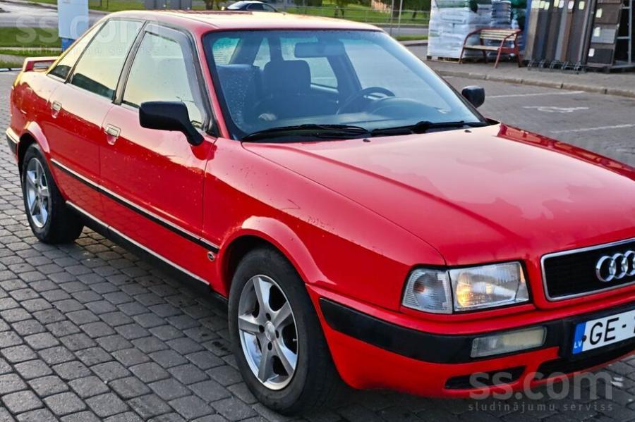 Sarkans Audi 80 1993 Rēzekne, ar dzinēja tilpumu 2.00 L un nobraukumu 219 tūkst. km par 2300 €, foto 5 vietnē AUTOMOTO.COM.LV