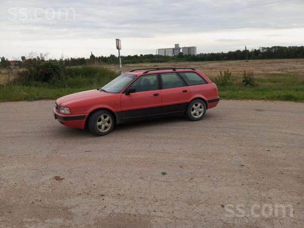 Красный Ауди 80 1994 в Екабпилс, объемом двигателя 1.90 л и пробегом 443 тыс. км за 800 €, фото 2 на AUTOMOTO.COM.LV