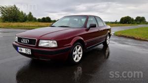 Sarkans Audi 80 1994 Rīga, ar dzinēja tilpumu 1.90 L un nobraukumu 250 tūkst. km par 1899 €, foto 5 vietnē AUTOMOTO.COM.LV