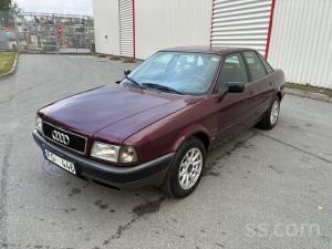 Red Audi 80 1994 in Riga, with an engine capacity of 2.00 L and mileage of 372 thousand km for 600 €, photo  on AUTOMOTO.COM.LV