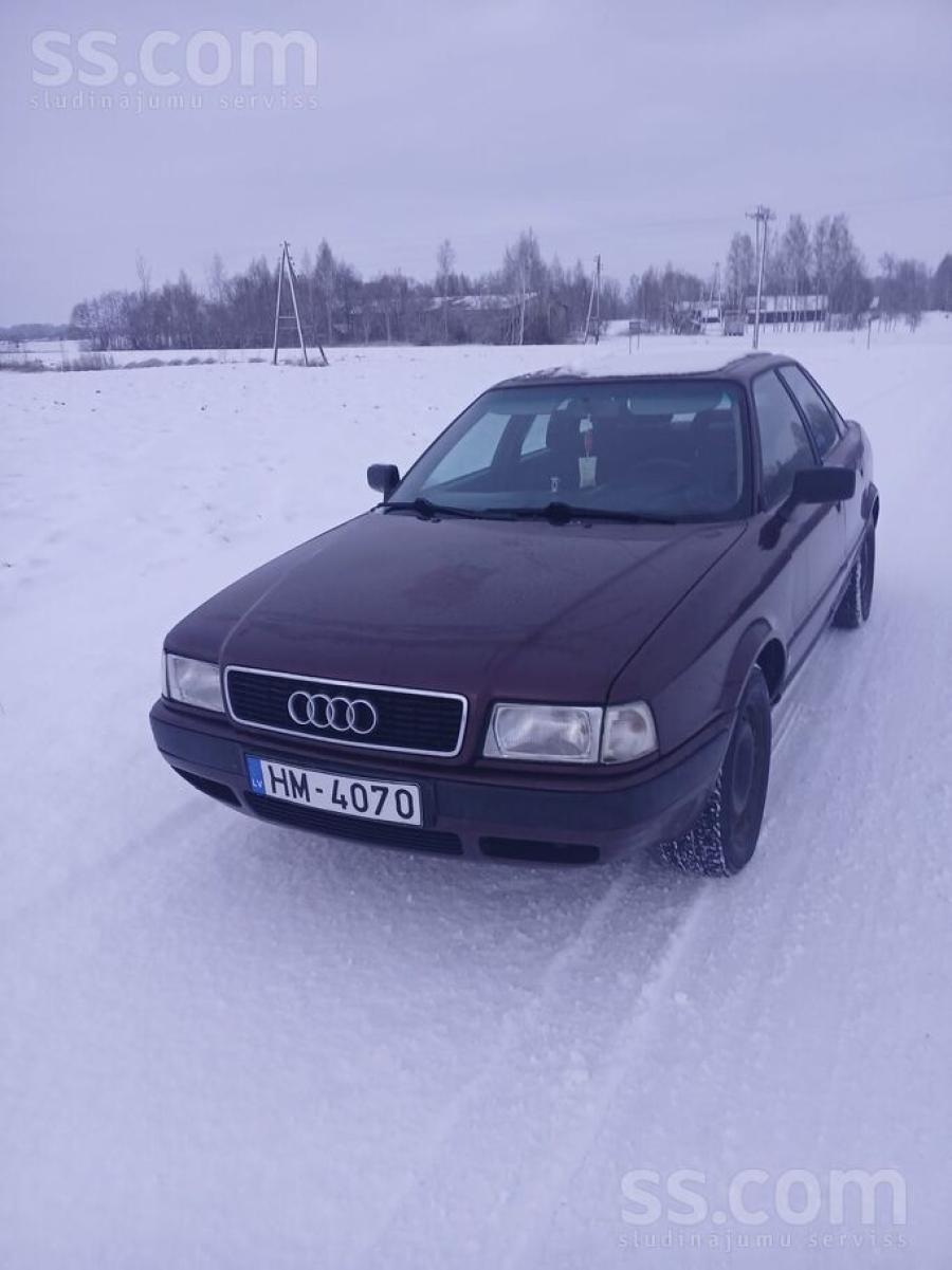 Sarkans Audi 80 1995 Preiļi, ar dzinēja tilpumu 1.90 L un nobraukumu 416 tūkst. km par 1300 €, foto 1 vietnē AUTOMOTO.COM.LV