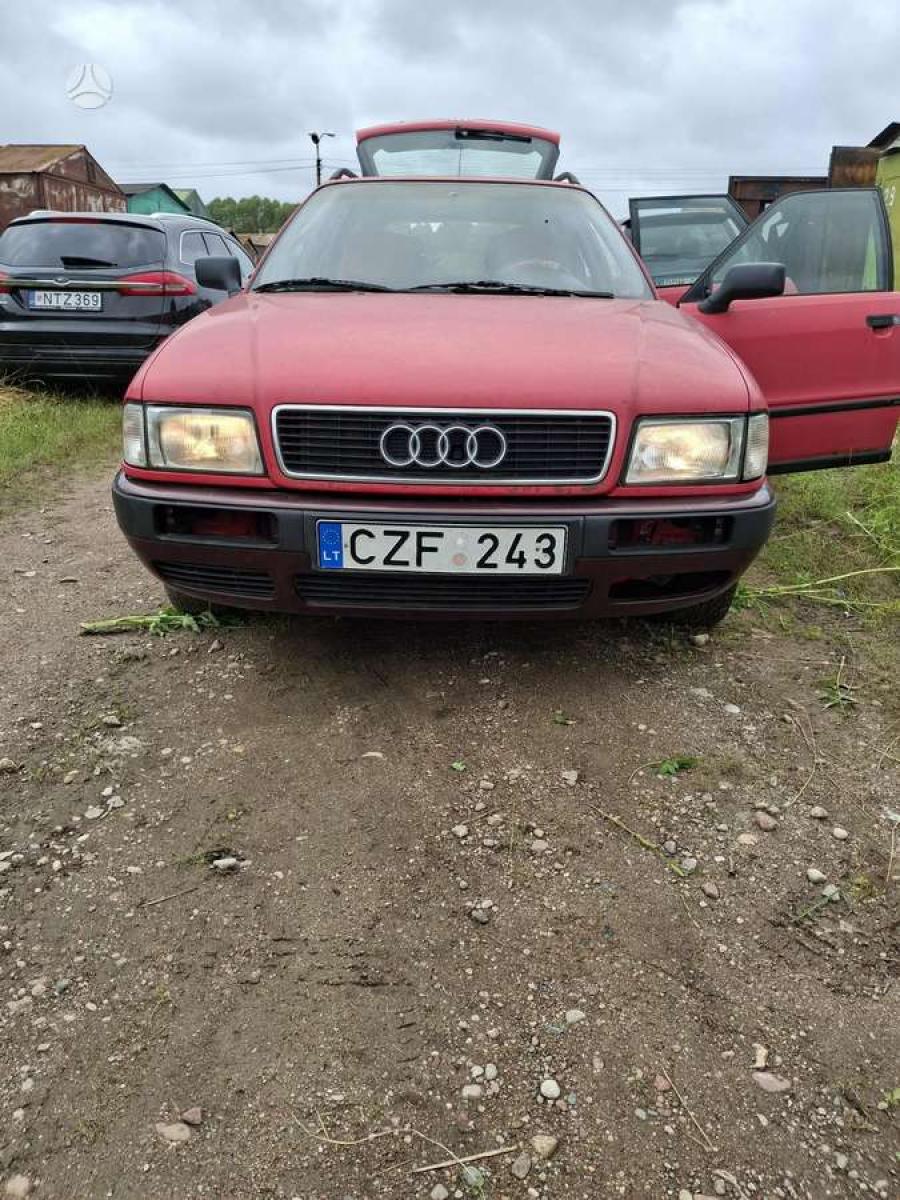 Sarkans Audi 80 1993 Klaipėda, ar dzinēja tilpumu 0.00 L un nobraukumu 430 tūkst. km par 800 €, foto 7 vietnē AUTOMOTO.COM.LV