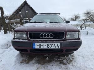 Sarkans Audi 80 1994 Ludza, ar dzinēja tilpumu 1.90 L un nobraukumu 266 tūkst. km par 1200 €, foto 2 vietnē AUTOMOTO.COM.LV