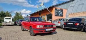 Красный Ауди 80 1994 в Валмиера, объемом двигателя 2.00 л и пробегом 356 тыс. км за 950 €, фото  на AUTOMOTO.COM.LV