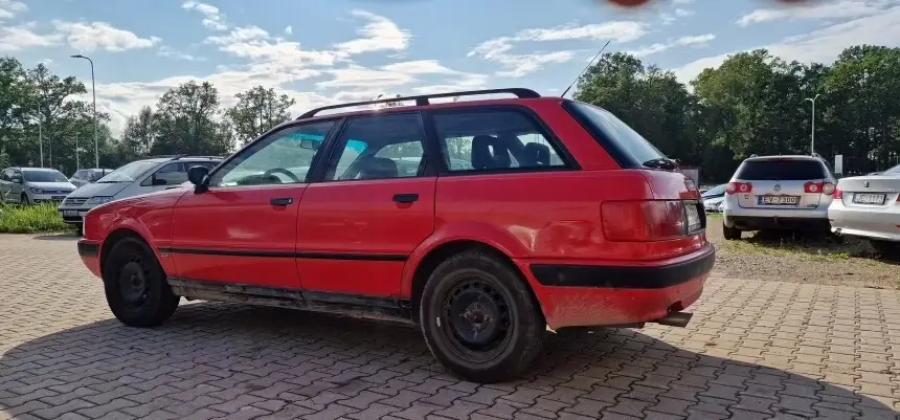 Sarkans Audi 80 1994 Valmiera, ar dzinēja tilpumu 2.00 L un nobraukumu 356 tūkst. km par 950 €, foto 8 vietnē AUTOMOTO.COM.LV