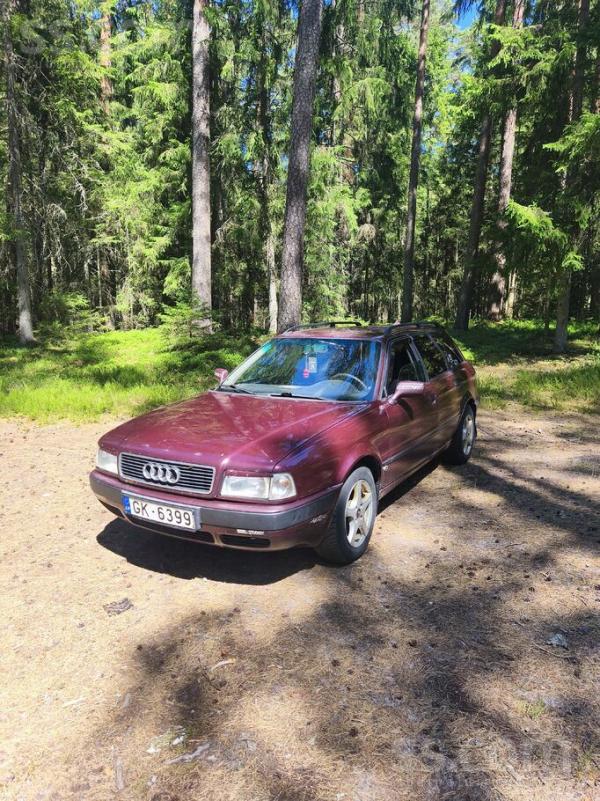 Sarkans Audi 80 1994 Ventspils, ar dzinēja tilpumu 1.90 L un nobraukumu 731 tūkst. km par 1350 €, foto 2 vietnē AUTOMOTO.COM.LV