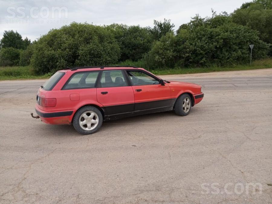 Sarkans Audi 80 1994 Jēkabpils, ar dzinēja tilpumu 1.90 L un nobraukumu 423 tūkst. km par 650 €, foto 4 vietnē AUTOMOTO.COM.LV