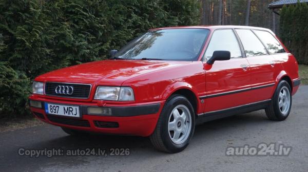 Red Audi 80 1995 in Tallinn, with an engine capacity of 2.00 L and mileage of 170 thousand km for 2500 €, photo 4 on AUTOMOTO.COM.LV