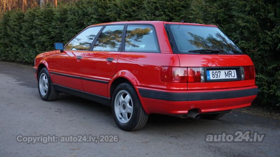 Red Audi 80 1995 in Tallinn, with an engine capacity of 2.00 L and mileage of 170 thousand km for 2500 €, photo 5 on AUTOMOTO.COM.LV