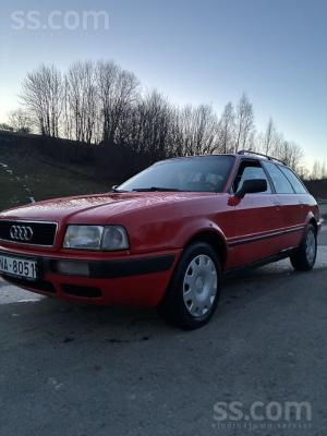 Sarkans Audi 80 1995 Tukums, ar dzinēja tilpumu 1.90 L un nobraukumu 450 tūkst. km par 1200 €, foto 3 vietnē AUTOMOTO.COM.LV