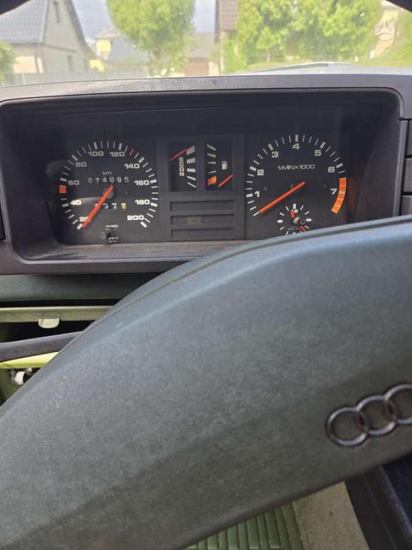 Audi 80 1979 in Siauliai, with an engine capacity of 1.60 L and mileage of 74 thousand km for 900 €, photo 7 on AUTOMOTO.COM.LV