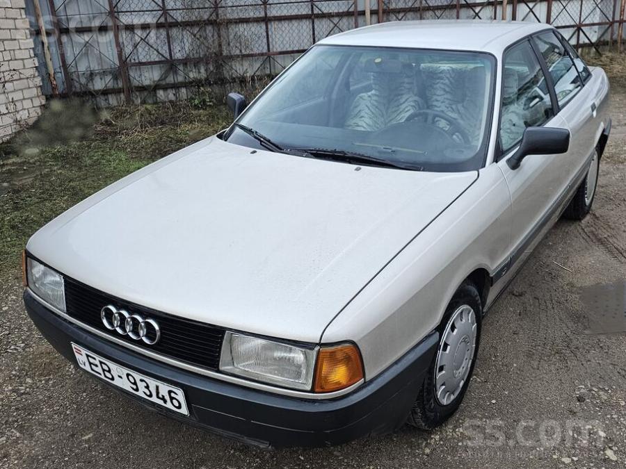 Audi 80 1987 in Daugavpils, with an engine capacity of 1.80 L and mileage of 193 thousand km for 980 €, photo 1 on AUTOMOTO.COM.LV