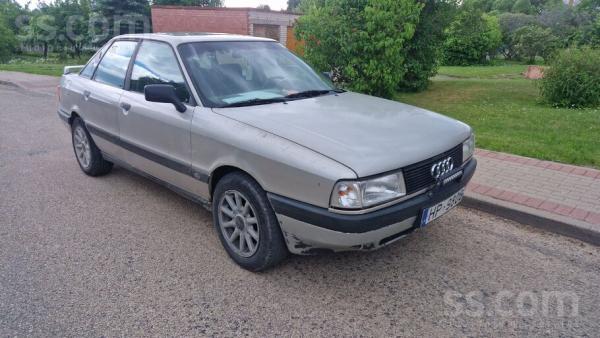 Audi 80 1987 in Madona, with an engine capacity of 1.80 L and mileage of 368 thousand km for 700 €, photo 1 on AUTOMOTO.COM.LV