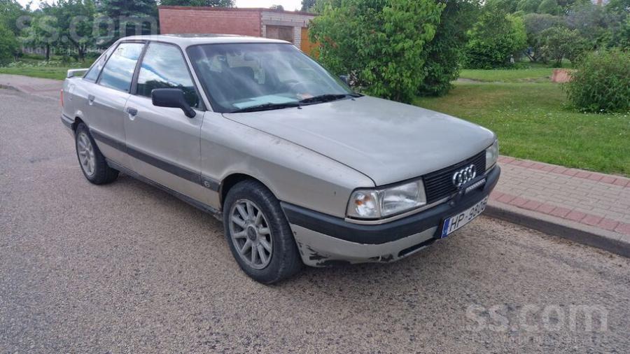 Audi 80 1987 in Madona, with an engine capacity of 1.80 L and mileage of 368 thousand km for 700 €, photo 1 on AUTOMOTO.COM.LV