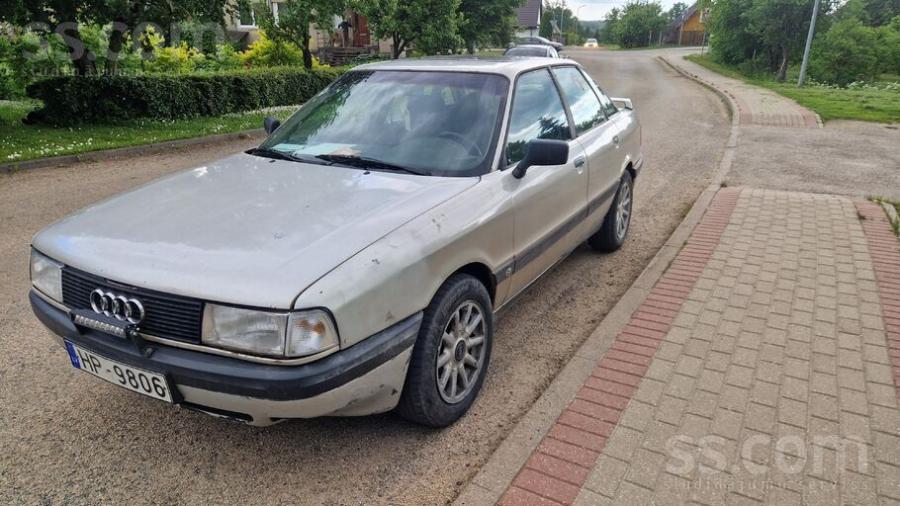 Audi 80 1987 in Madona, with an engine capacity of 1.80 L and mileage of 368 thousand km for 700 €, photo 3 on AUTOMOTO.COM.LV
