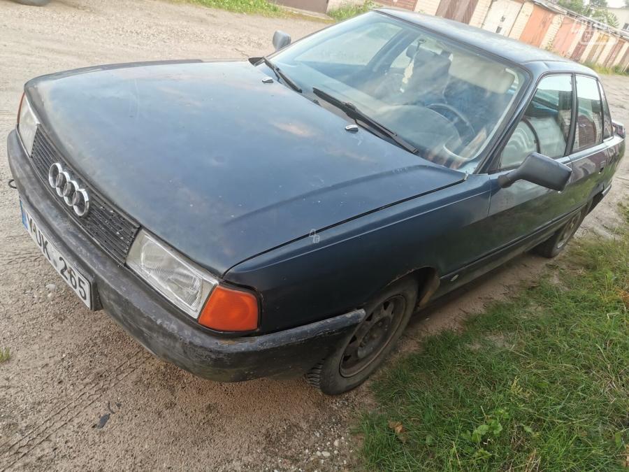 Audi 80 1987 in Ignalina, with an engine capacity of 1.80 L and mileage of 30 thousand km for 295 €, photo 12 on AUTOMOTO.COM.LV